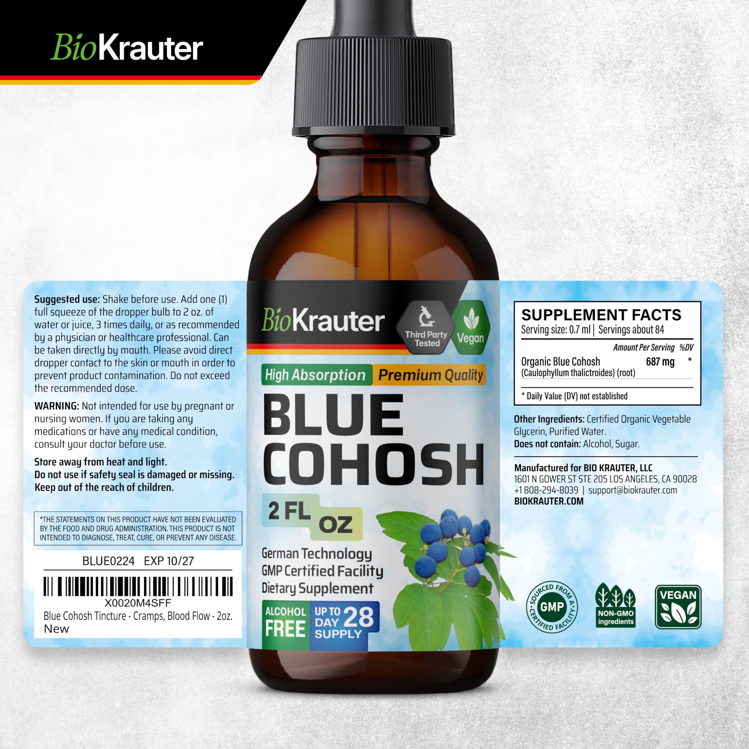 black cohosh extract for hormonal support