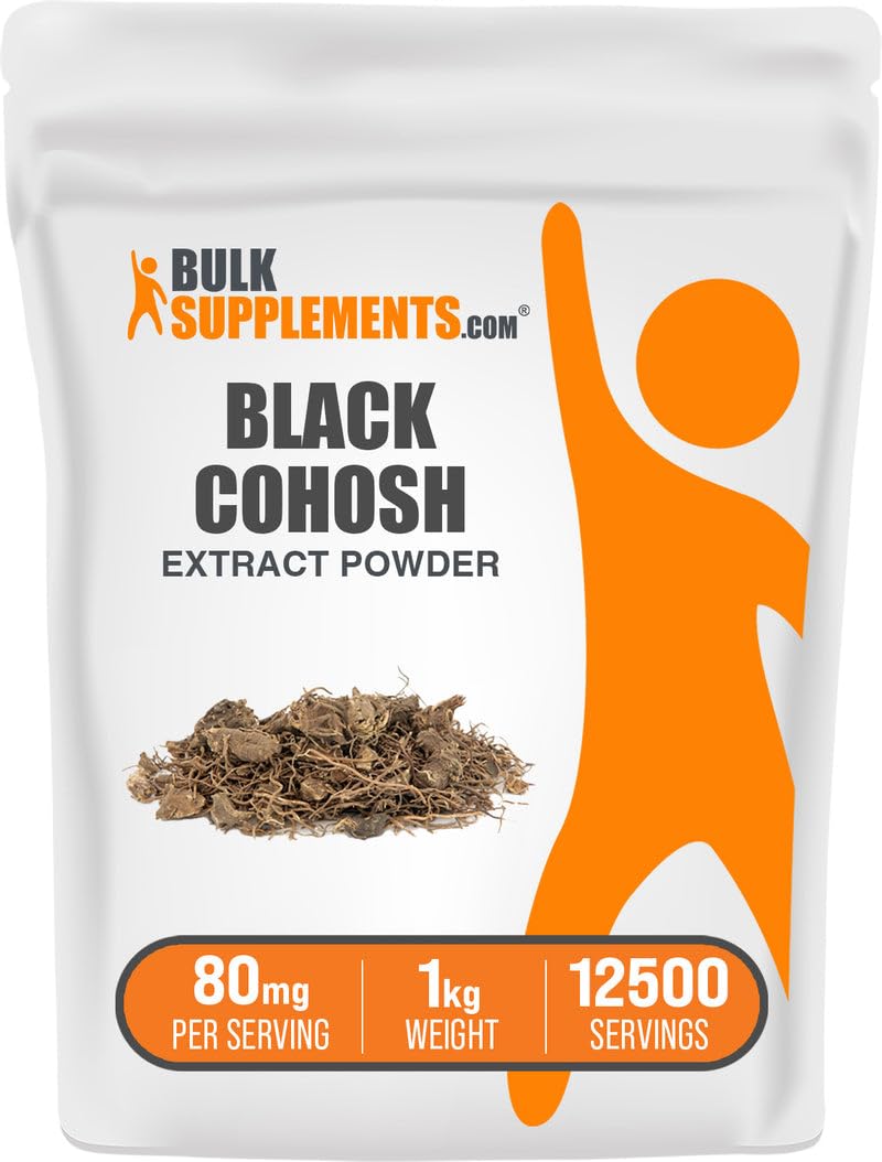 black cohosh extract powder supplement