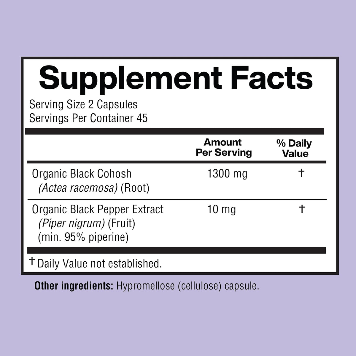 black cohosh for hormonal balance