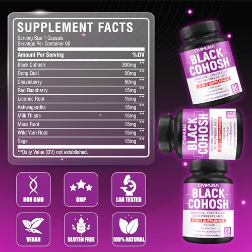 black cohosh for hot flashes and night sweats