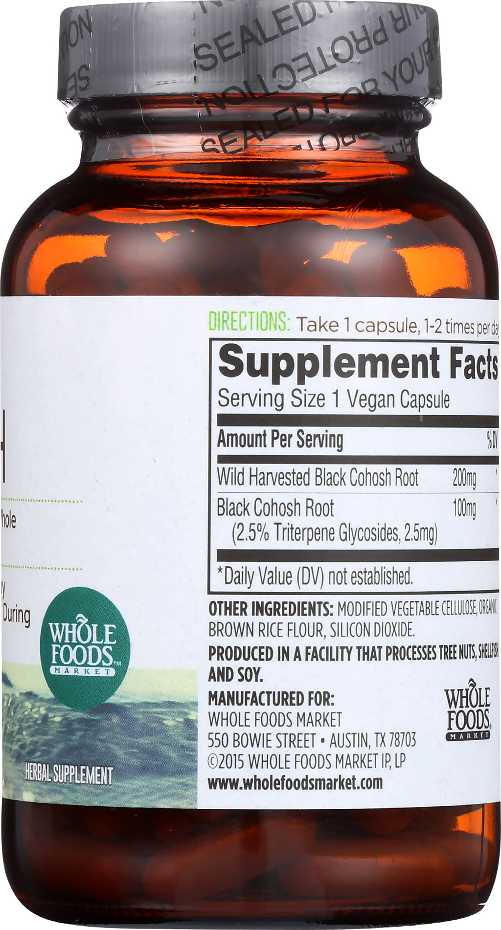 black cohosh for hot flashes