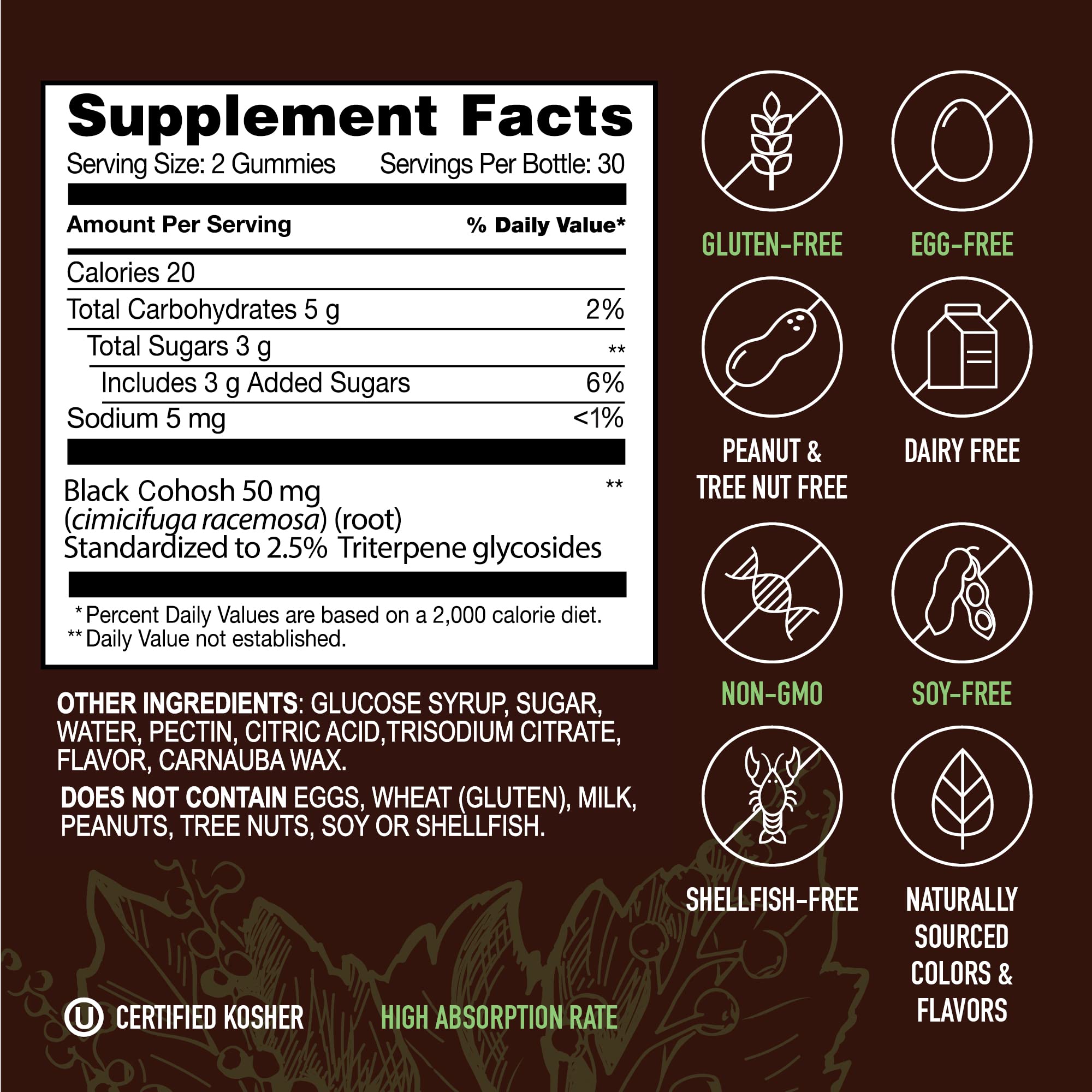 black cohosh for managing menopause symptoms