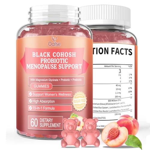 Black Cohosh gummies for menopause relief
