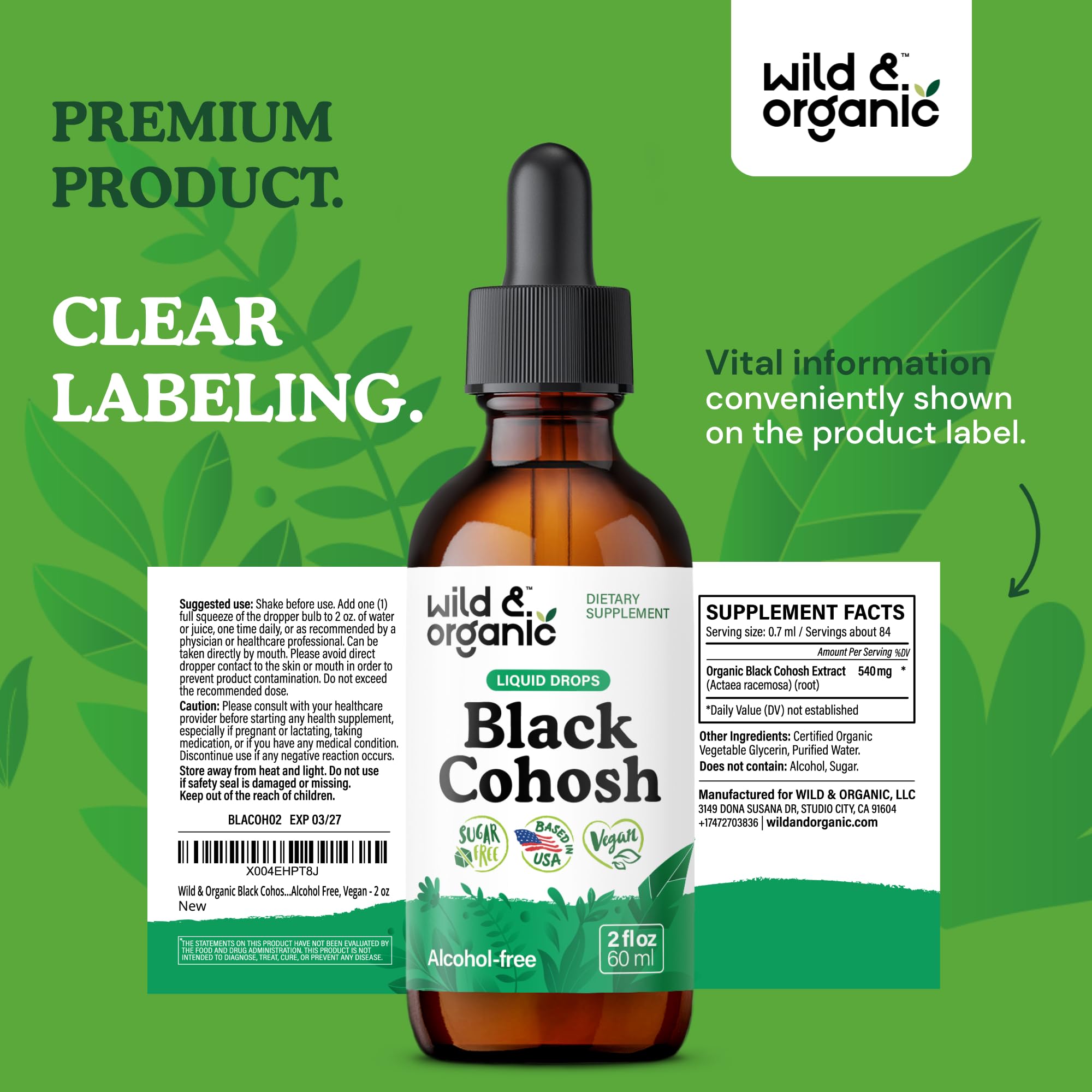 black cohosh herbal remedy for women