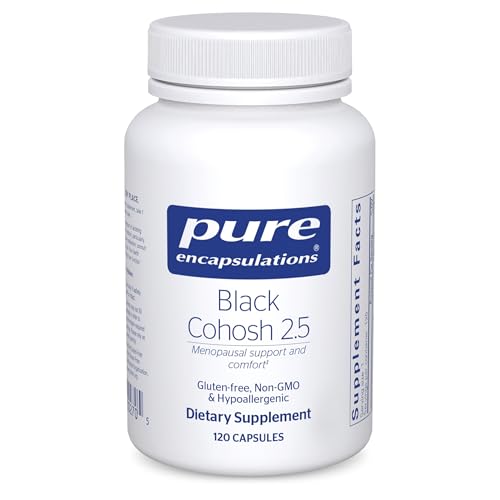 black cohosh herbal supplement capsules