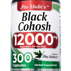 black cohosh herbal supplement capsules