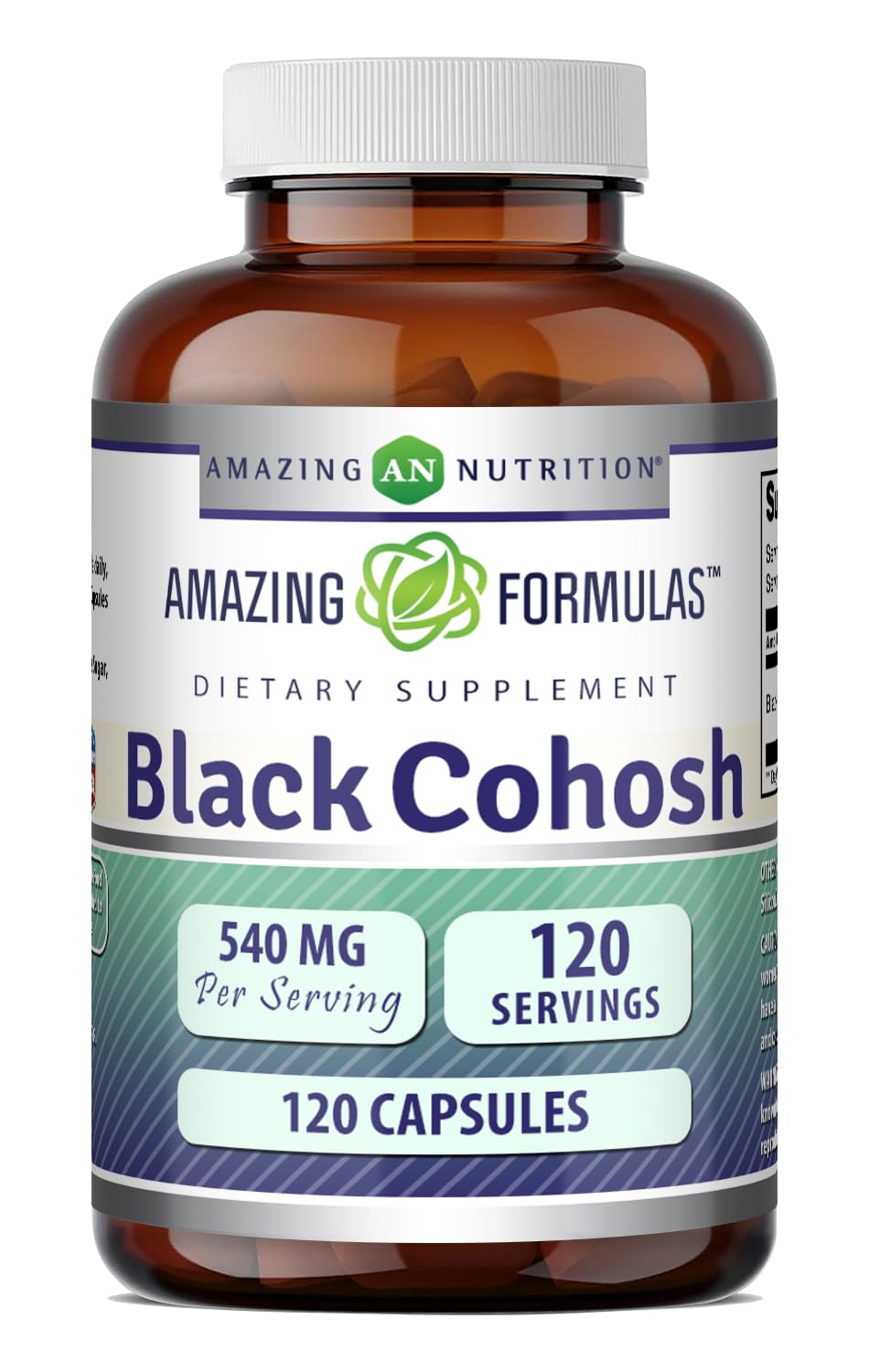 black cohosh herbal supplement capsules