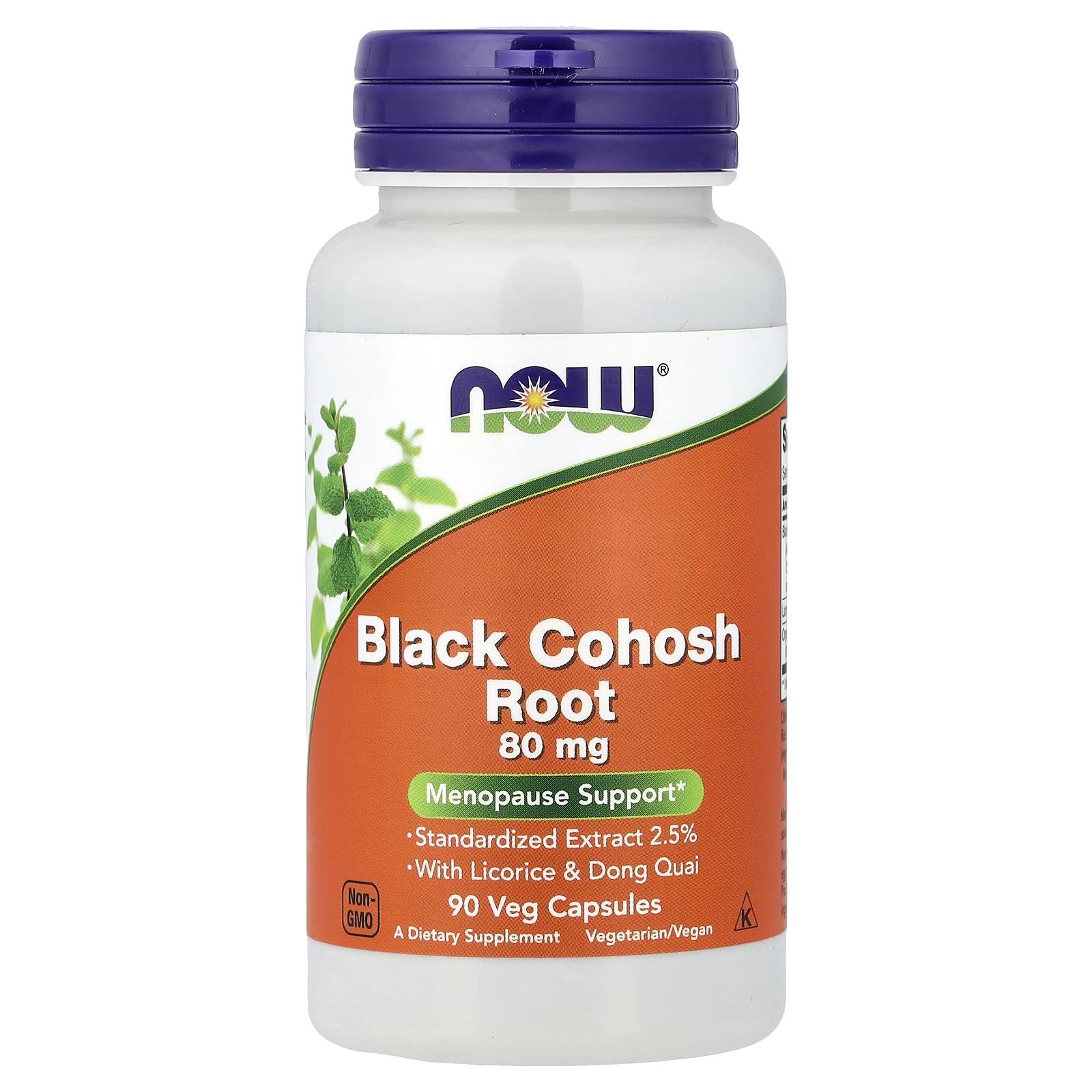 black cohosh herbal supplement capsules