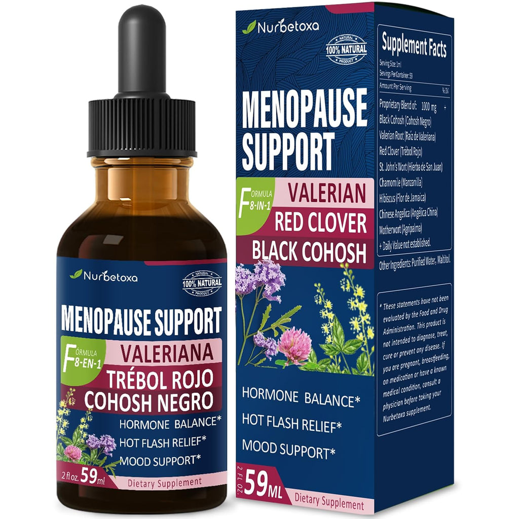 Black Cohosh liquid drops for menopause relief