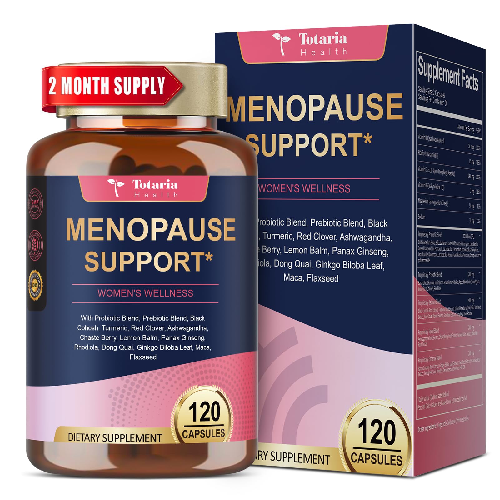 black cohosh menopause relief capsules