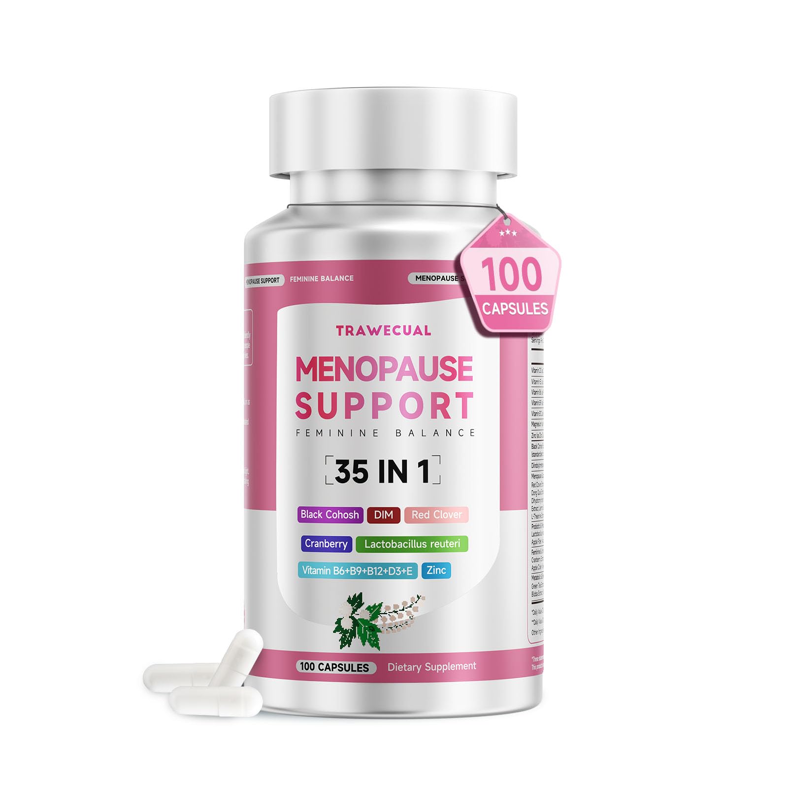 black cohosh menopause relief capsules