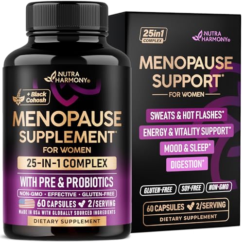 Black Cohosh menopause relief capsules