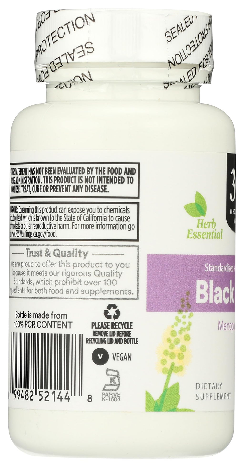 black cohosh menopause symptom support