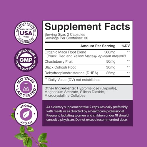 Black Cohosh multivitamins for vitality