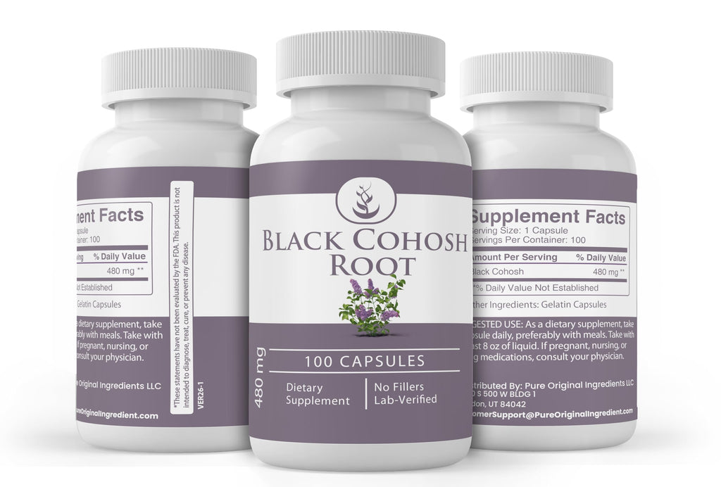 black cohosh plant based remedy