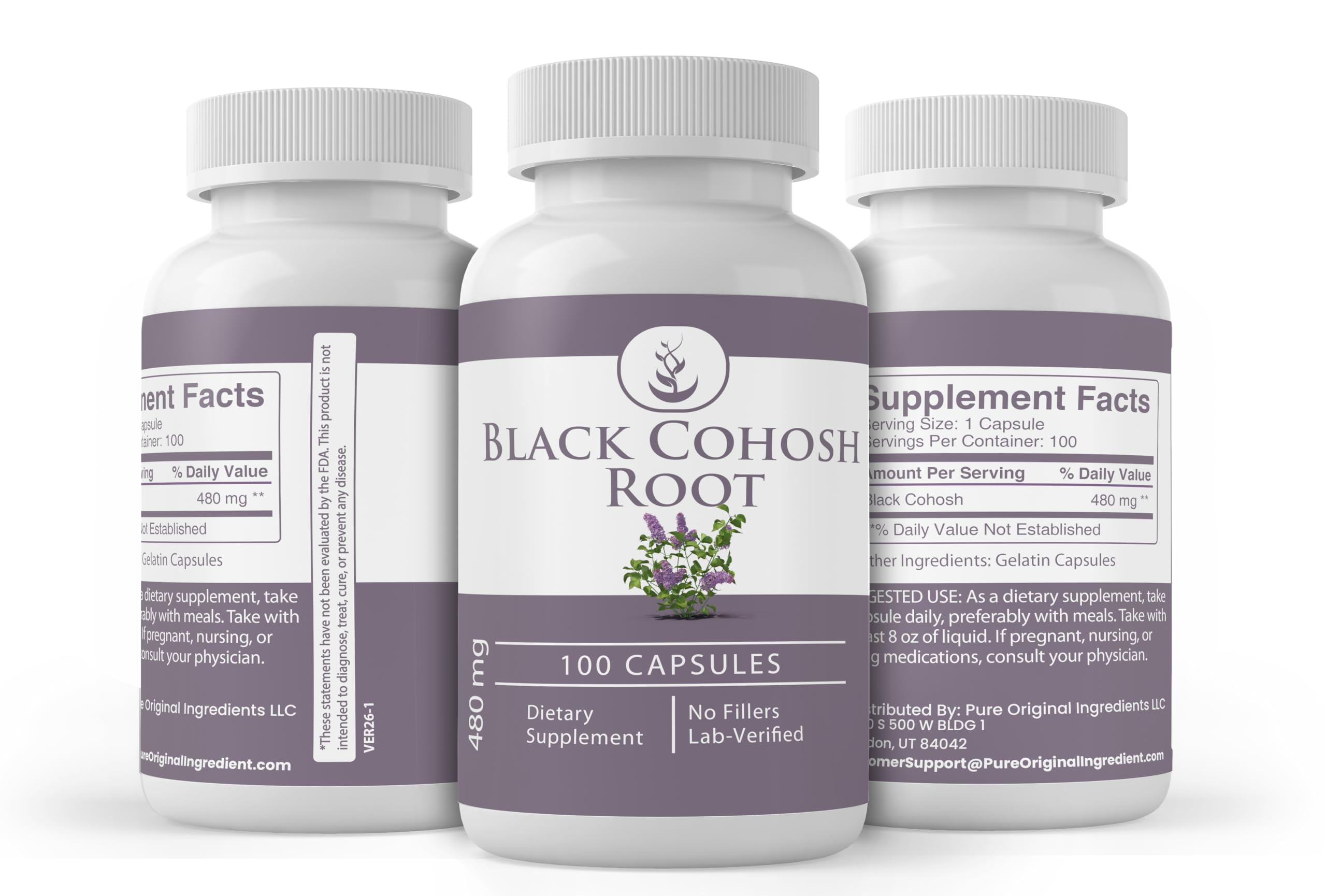 black cohosh plant based remedy