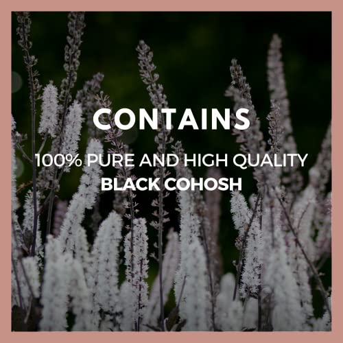 black cohosh plant capsules for wellness