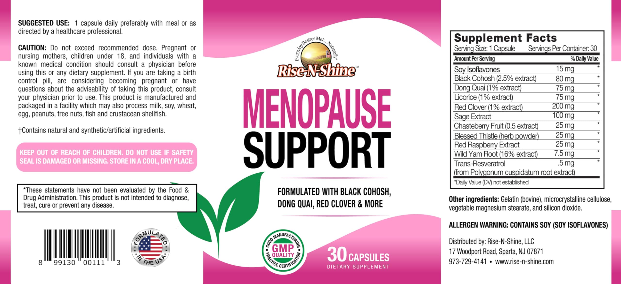 black cohosh root extract for women