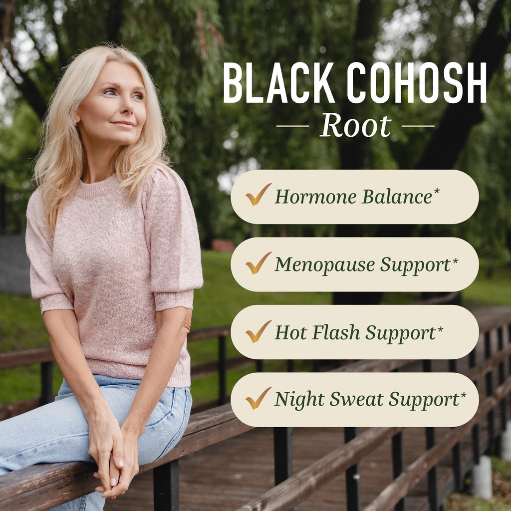 black cohosh root for night sweats support