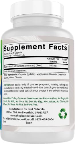 black cohosh side effects and safety