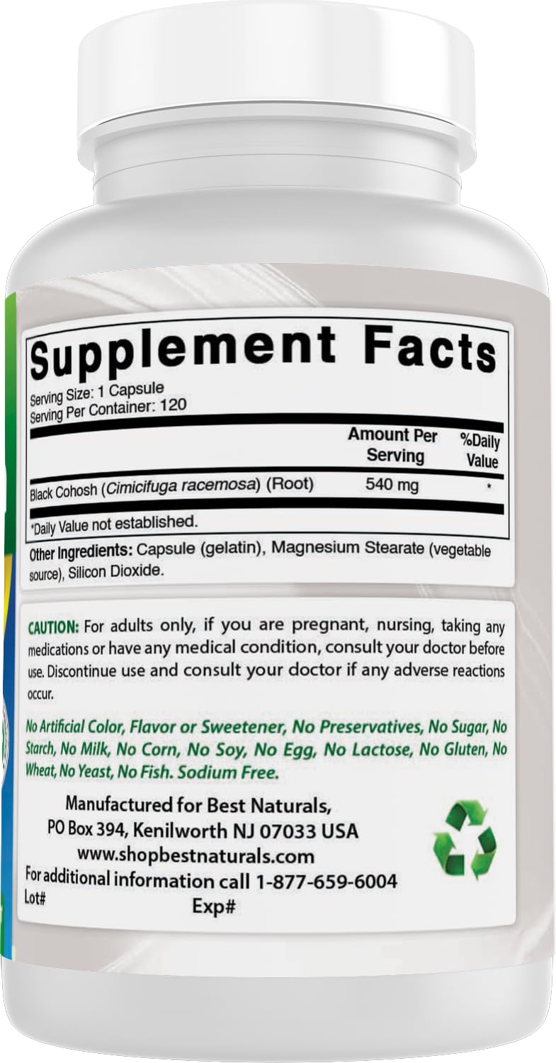 black cohosh side effects and safety