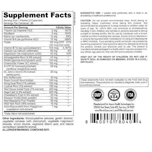 black cohosh supplement for vitality