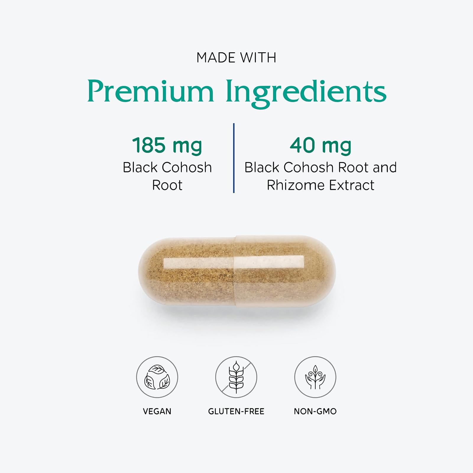black cohosh support for menopause relief