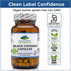 black cohosh support for menopause relief