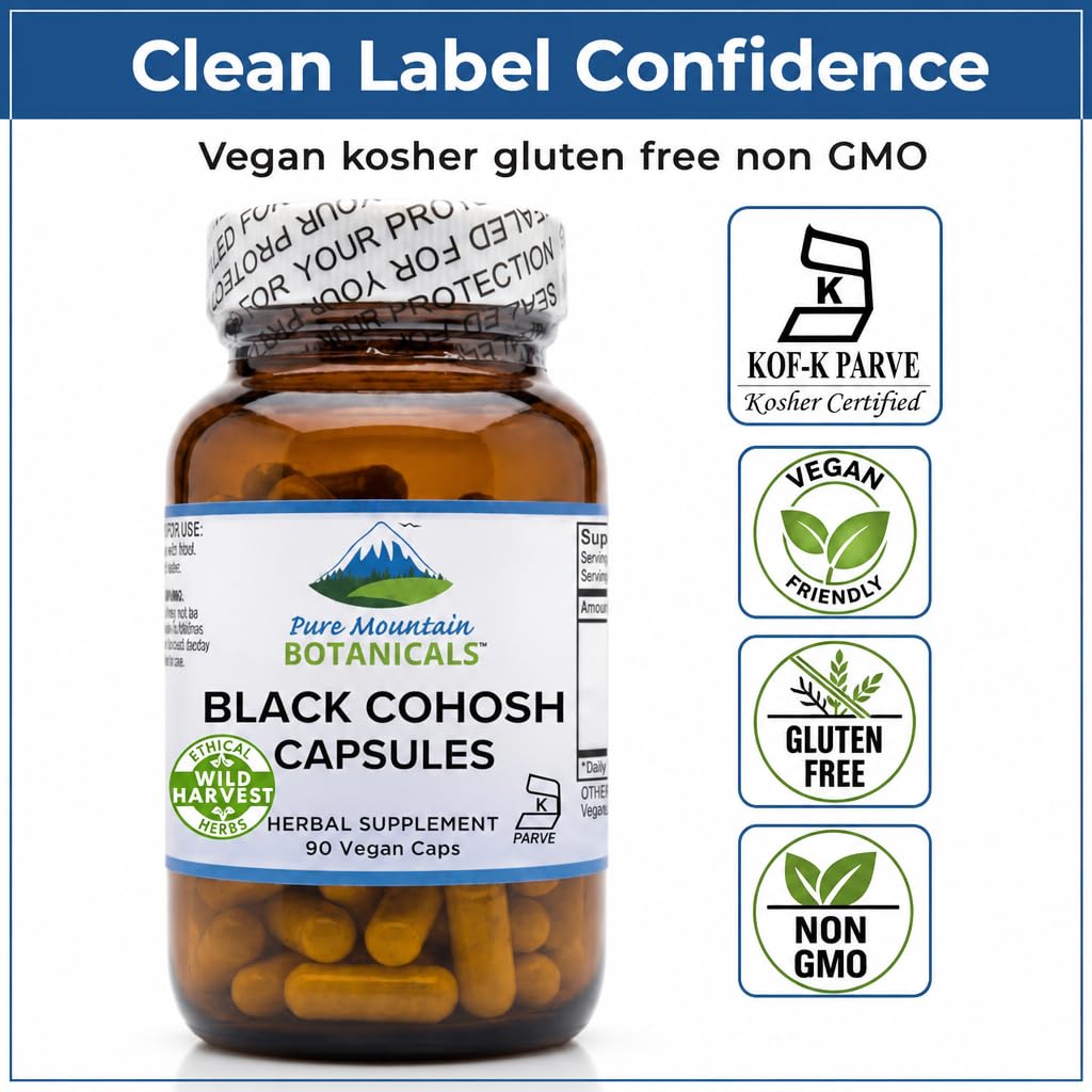 black cohosh support for menopause relief
