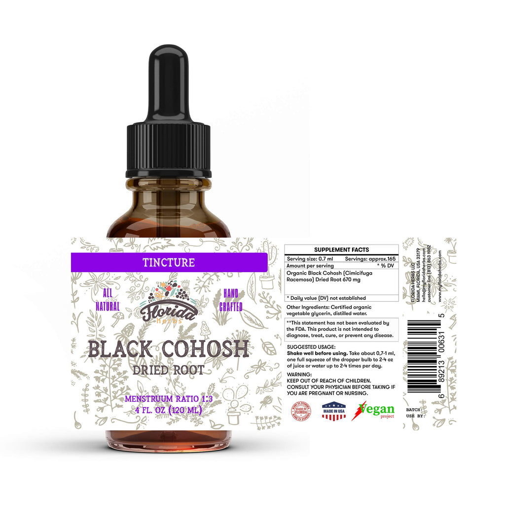 black cohosh tincture for menopause