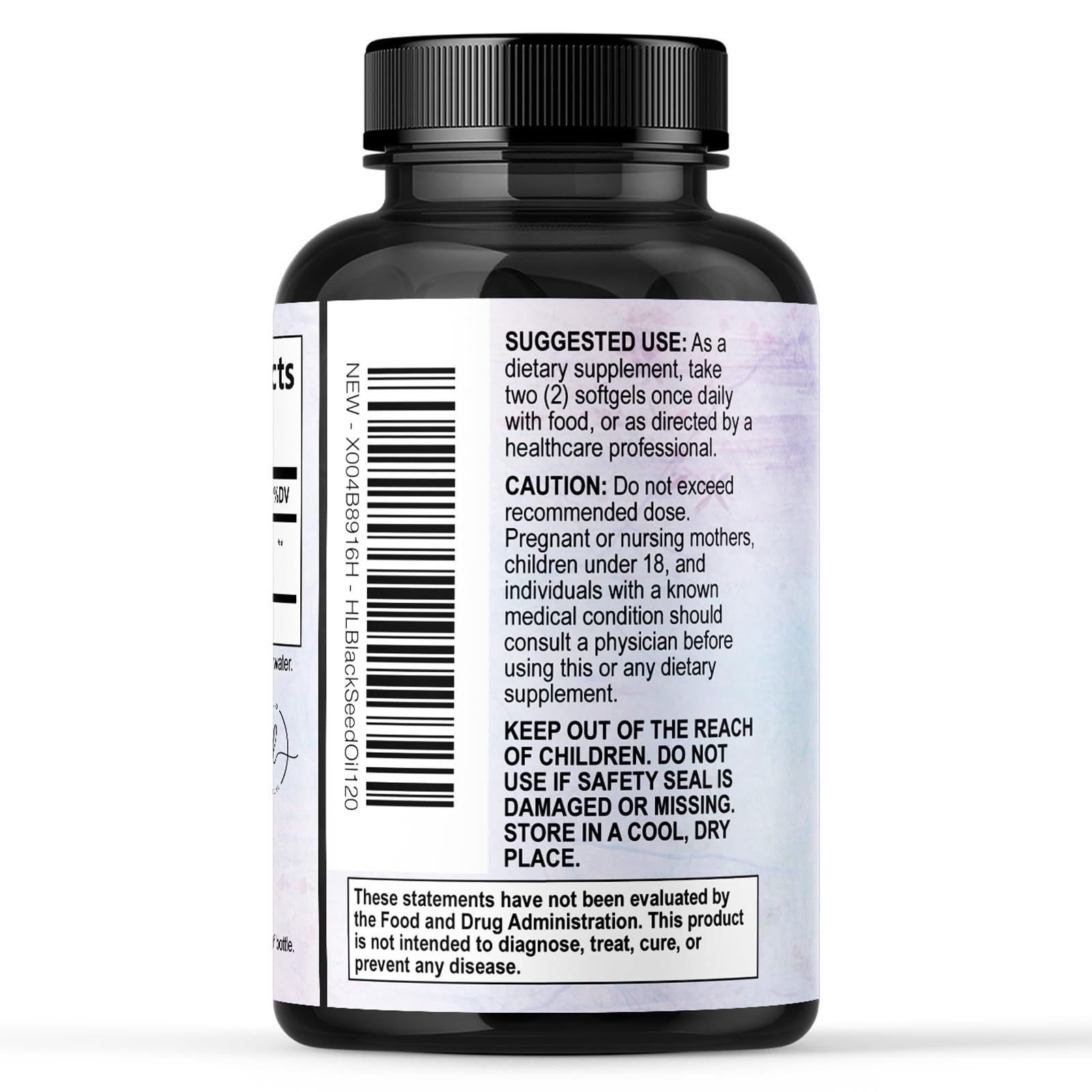 black cumin oil softgels for wellness