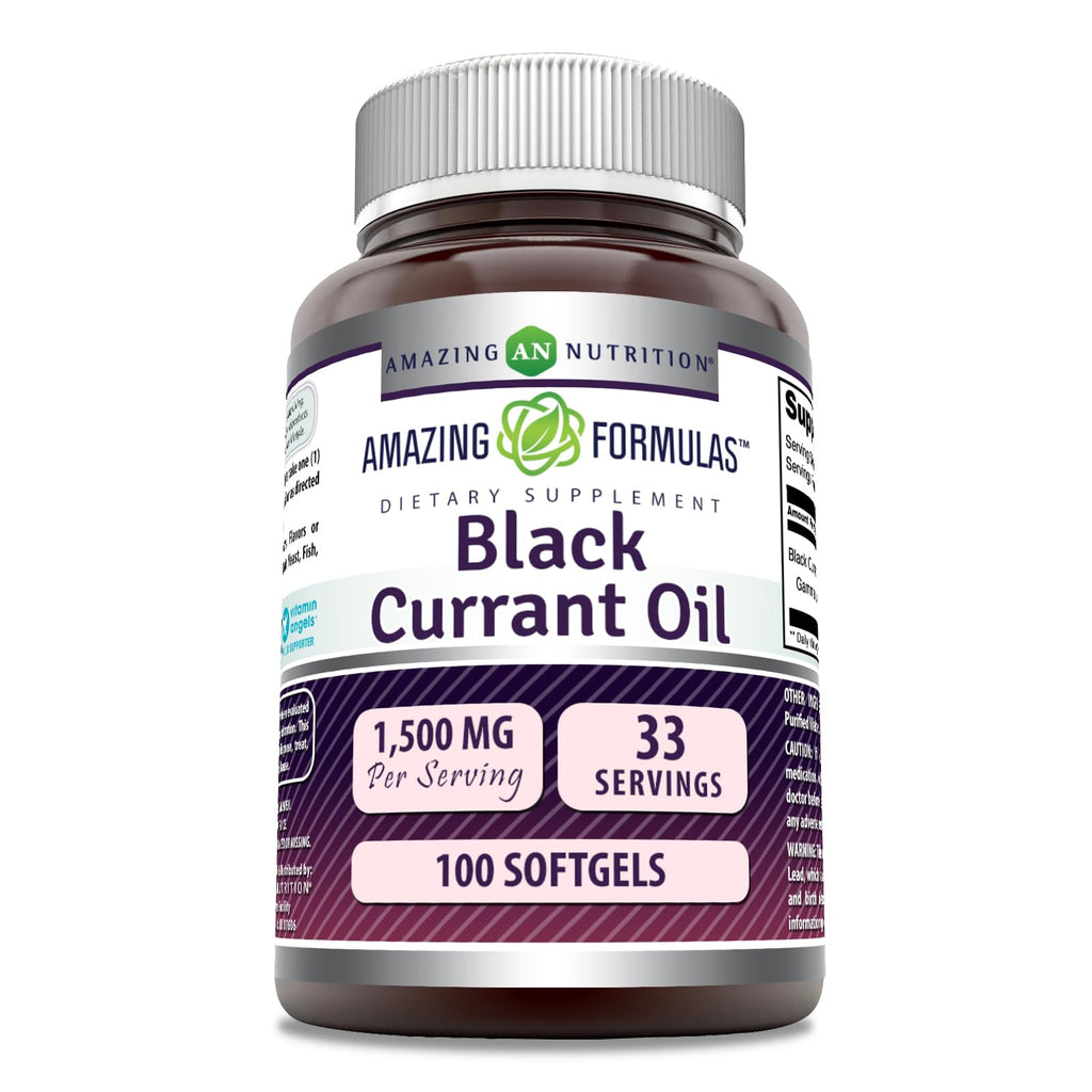 Black currant oil softgels benefits