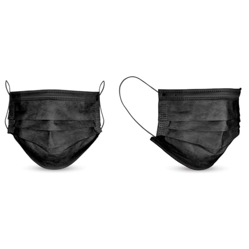 black earloop masks with grape seed extract