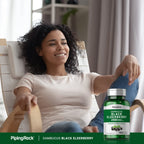 black elderberry capsules for antioxidant boost
