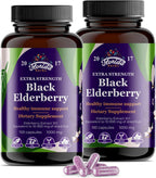 black elderberry capsules for immune support
