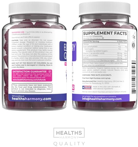 black elderberry gummies for vitality