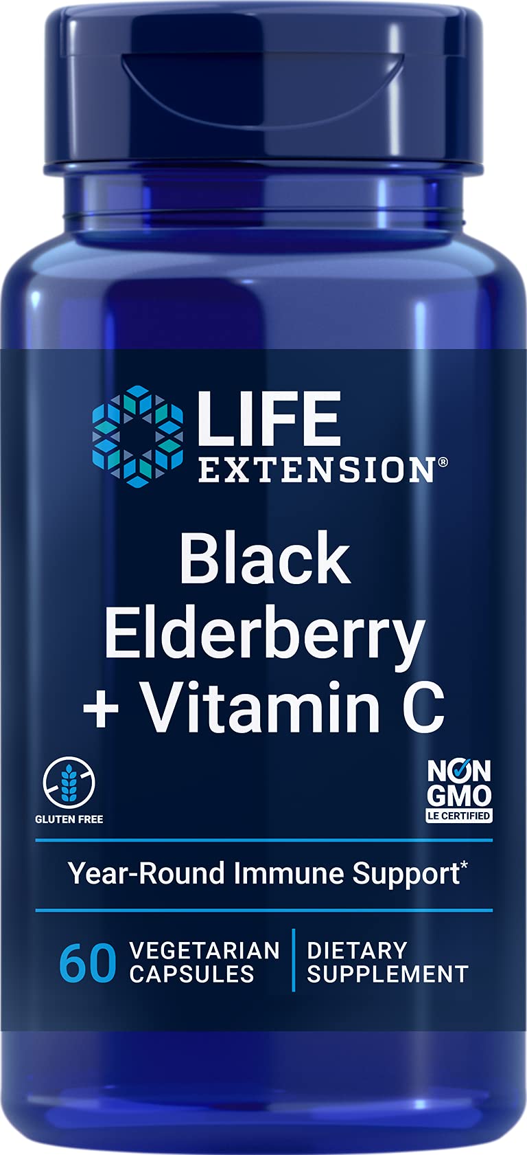 black elderberry immune support capsules
