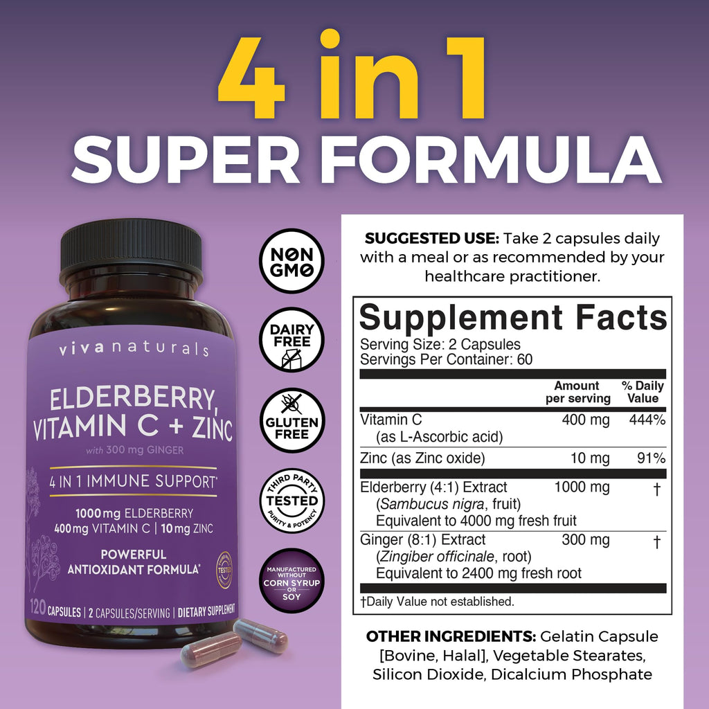black elderberry supplement for adults