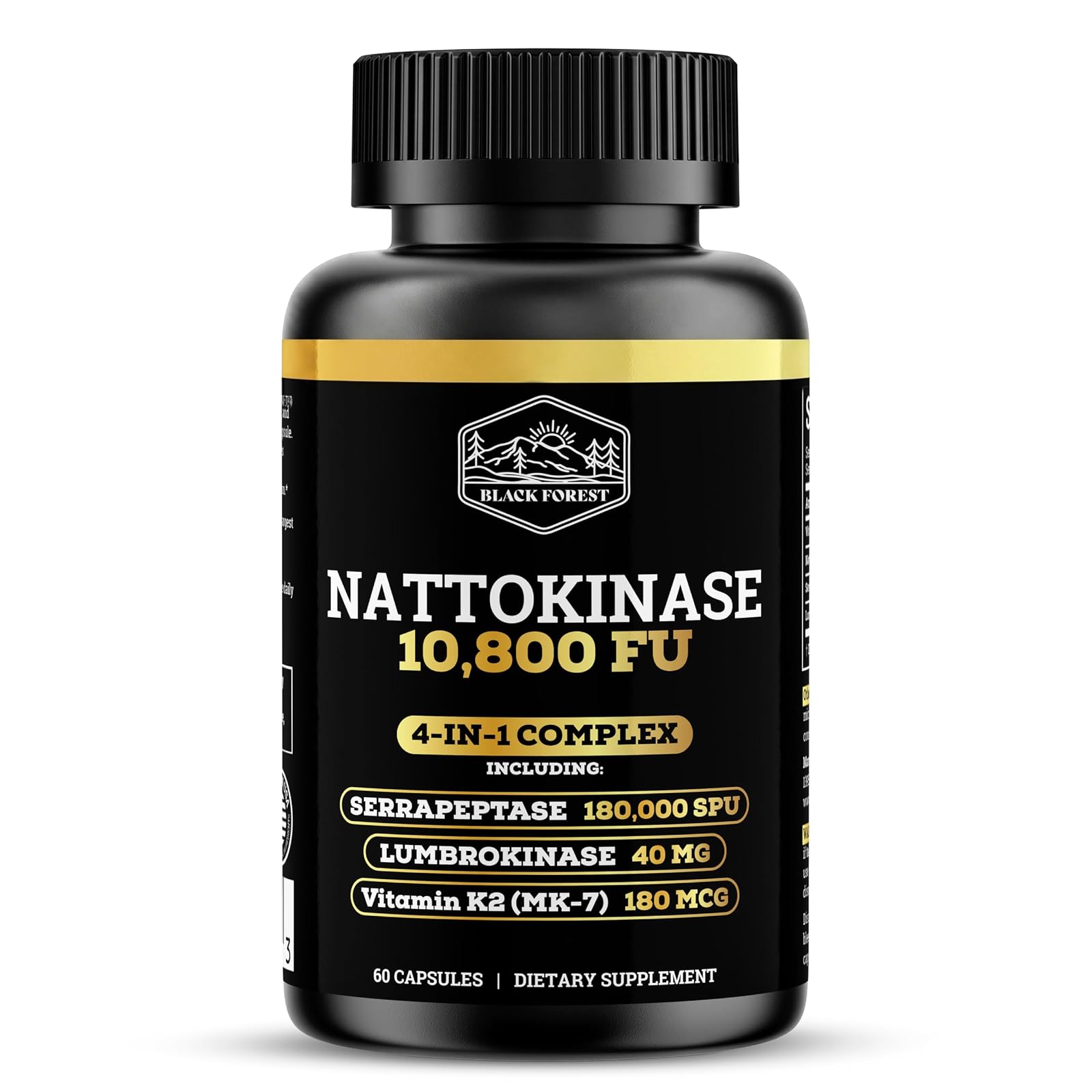 Black Forest nattokinase vegan capsules