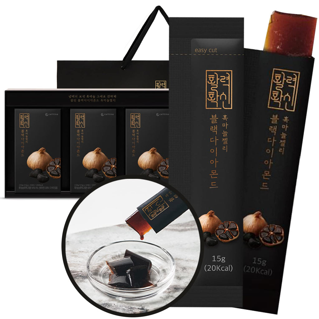 black garlic gel supplement
