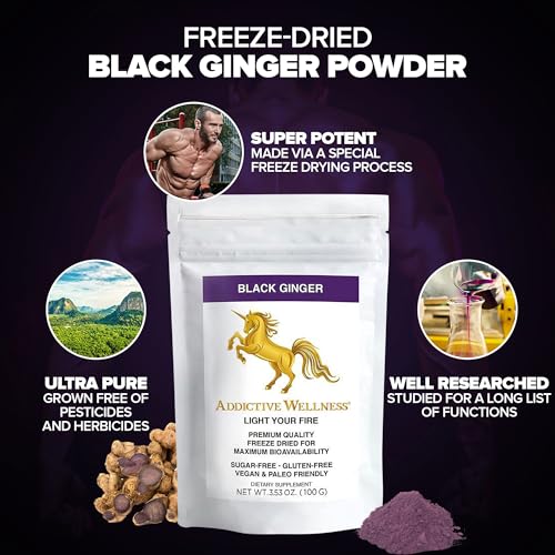 black ginger for stamina and energy
