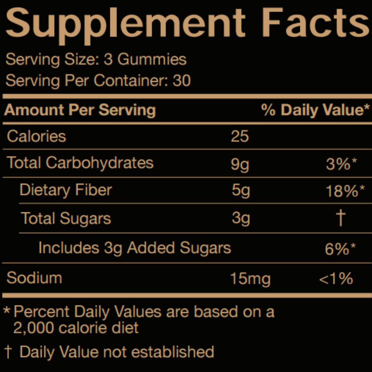 Black Girl Vitamins fiber supplement for women