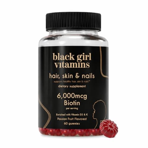 Black Girl Vitamins hair skin & nails gummies