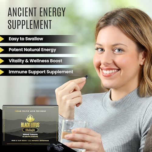 Black Lotus Shilajit for energy boost