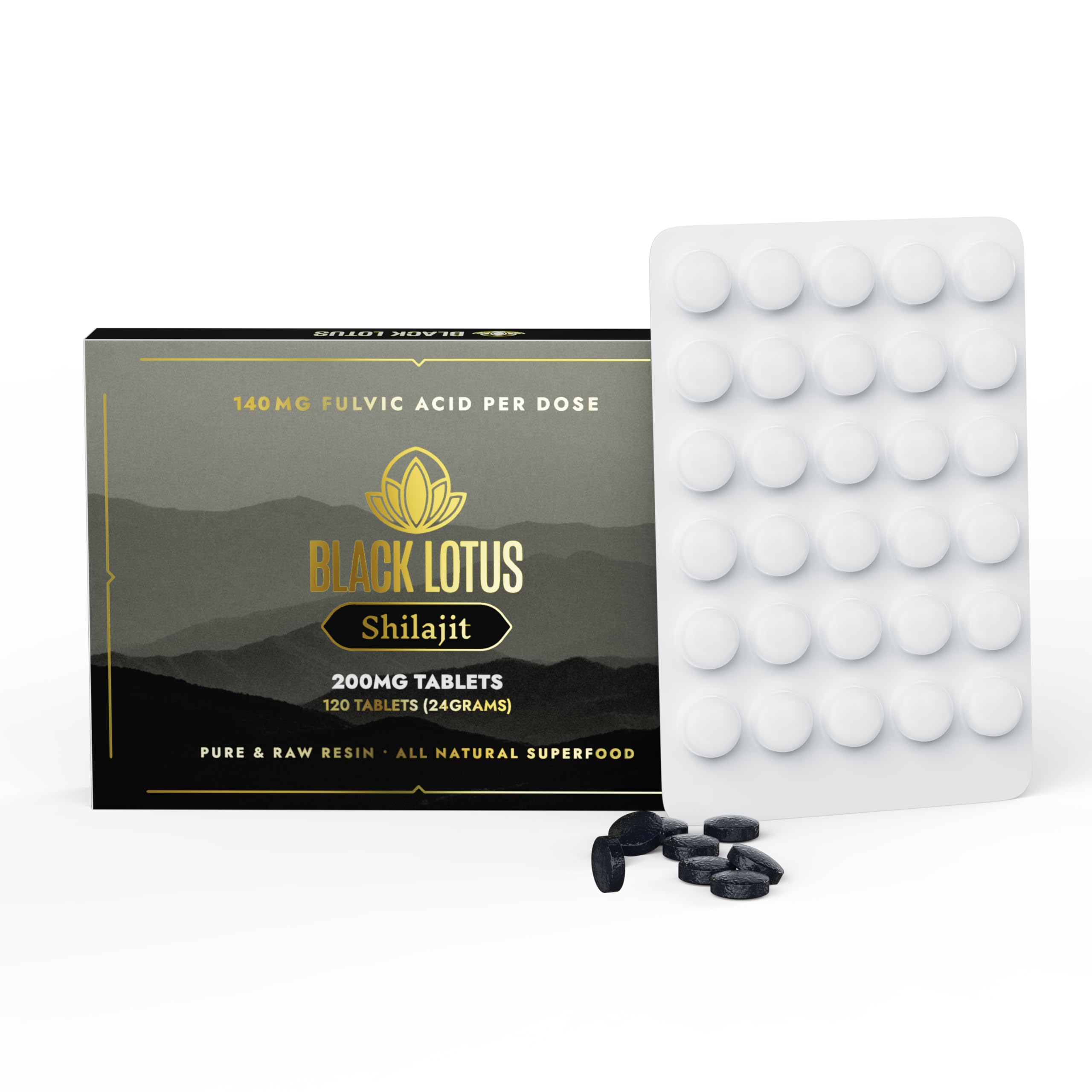 Black Lotus Shilajit trace minerals