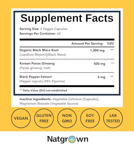 Black Maca root for wellness