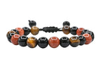 black obsidian healing bracelet set
