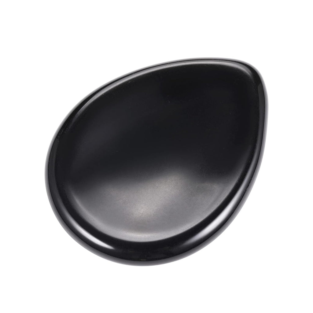 Black Obsidian worry stone for relaxation