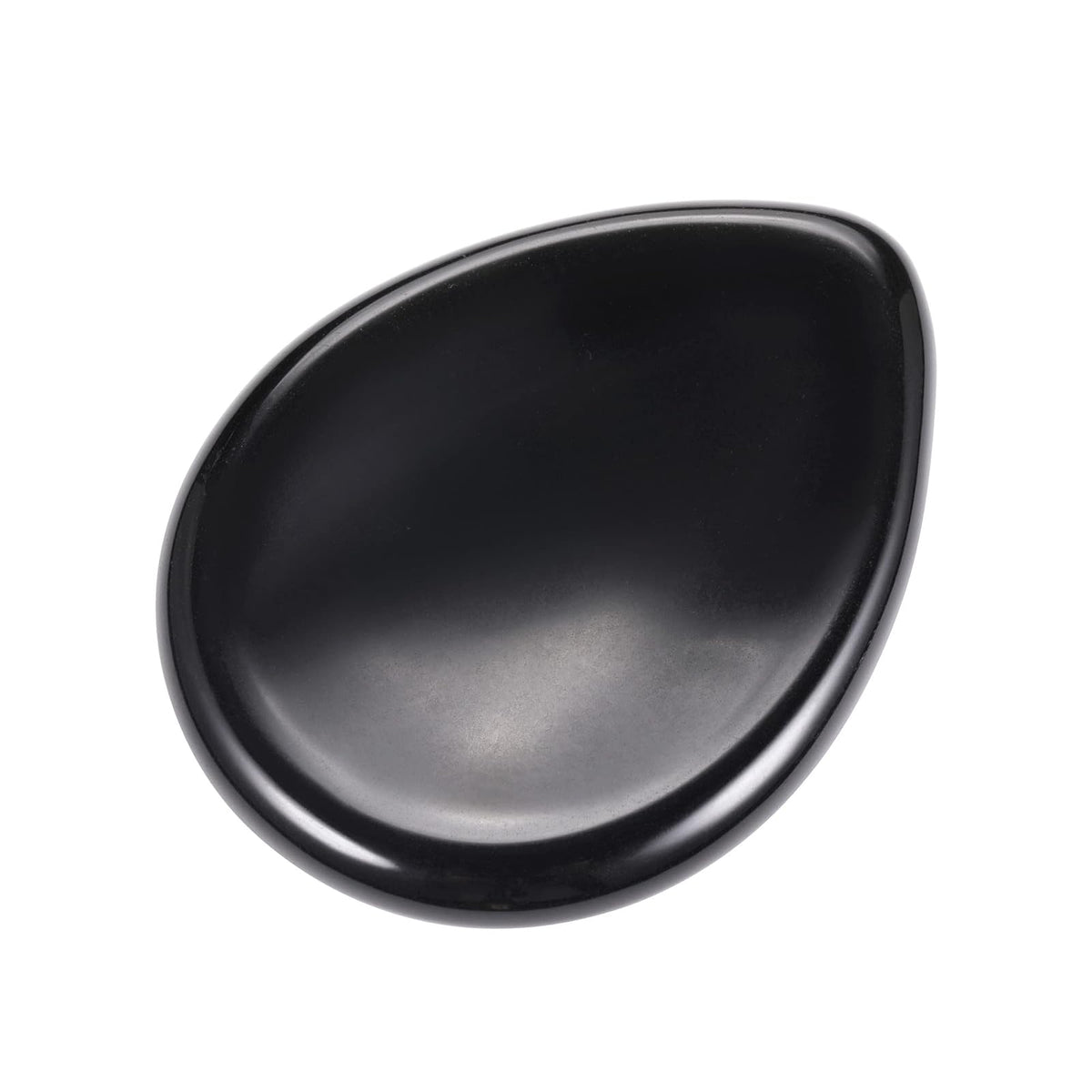 Black Obsidian worry stone for relaxation