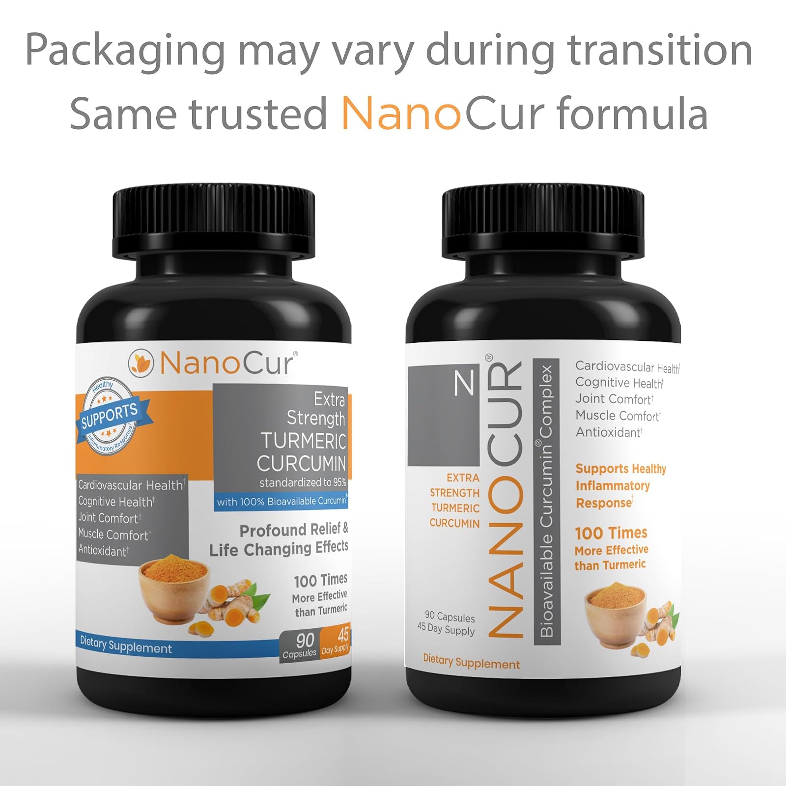 Black pepper enhanced turmeric curcumin
